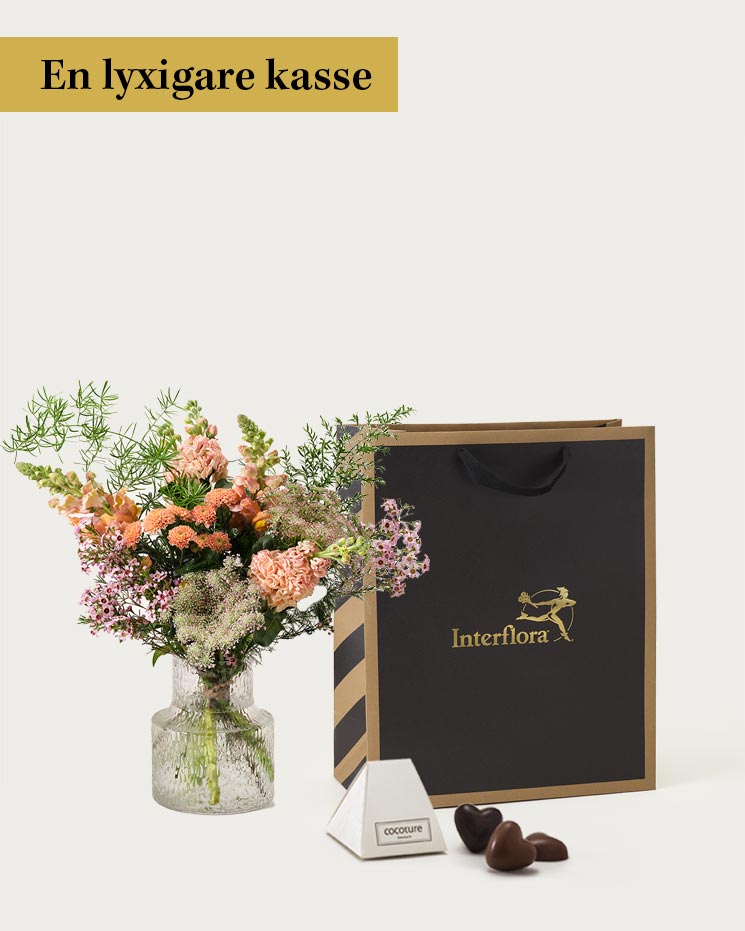 Skicka Blommogram via Interflora Iris Sandviken